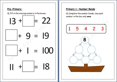 Primary 2 Maths Worksheets