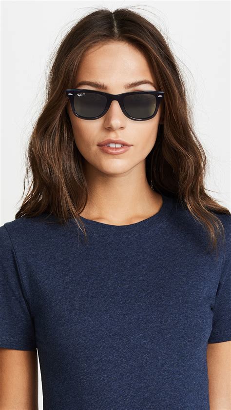 Ray Ban Rb2140 Original Wayfarer Polarized Sunglasses Shopbop