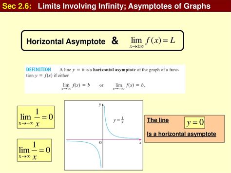 Sec 2 6 Limits Involving Infinity Asymptotes Of Graphs Ppt Download