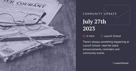 Launchschool Communityupdate Codingisfun Softwareengineer Launch School