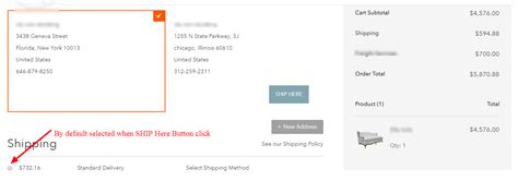 Magento2 Checkout Page Web Matrix Shipping Method By Default Selected