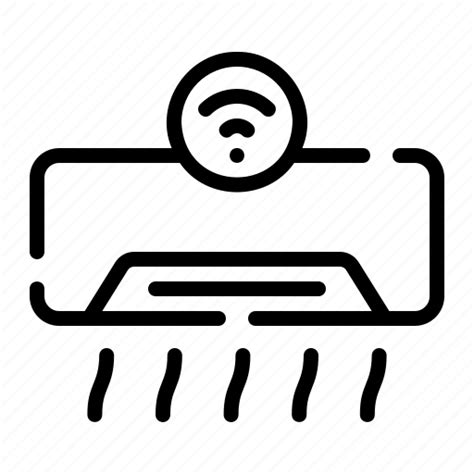 Air Conditioning Smart Home Automation Conditioner Wifi Icon