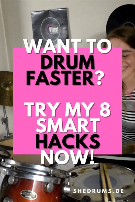 Try These Smart Hacks For Learning To Drum Faster SHe DruMs Rock The Kit