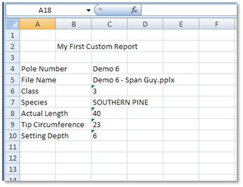 Custom Reports Using Microsoft Excel O Calc Pro Wiki