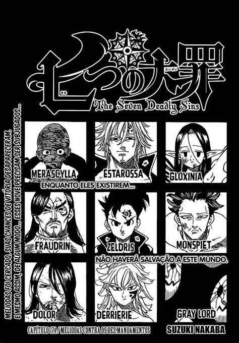 Nanatsu No Taizai Capítulo 174 Meliodas Vs Dez Mandamentos