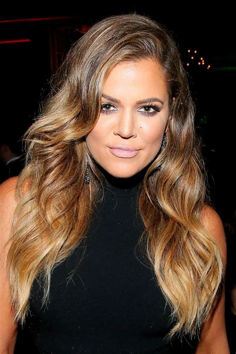 Khloe Kardashian Ombre Hairstyles