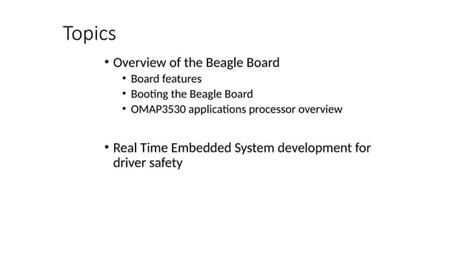 Real Time Embedded System Development Part 1pptx