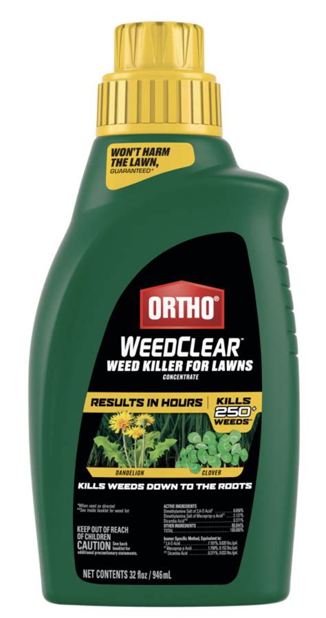 Ortho Weedclear Lawn Weed Killer 32 Oz Concentrate Busy Beaver