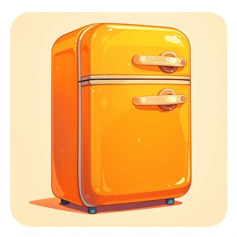 Premium Vector Portable Mini Fridge With Adjustable Temperature Control