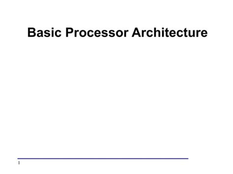 microprocessor 8085 architecture ppt