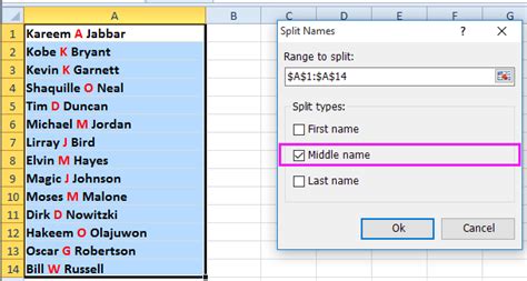 How To Extract Middle Name Only Or Split Names From Full Name In Excel
