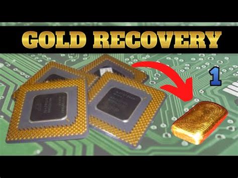 How To Recover Gold From Scrap Ceramic Cpu Part 1 Youtube