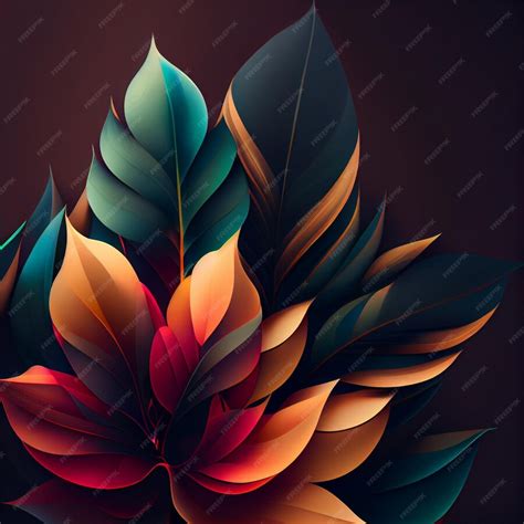 Premium Photo Abstract Leaf Soft Gradient Wallpaper