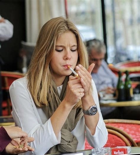 Young People Smoking Cigarettes