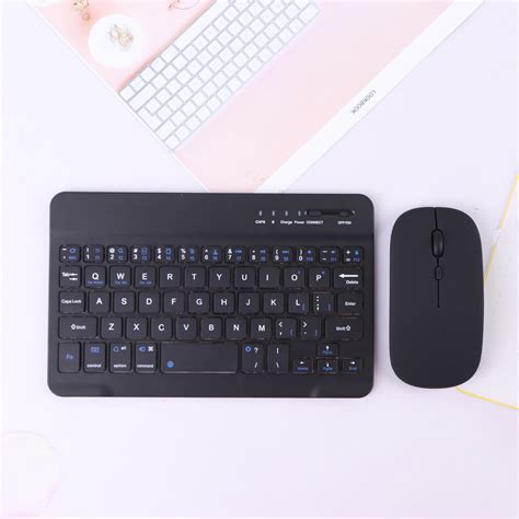 Wireless Keyboard Mobile Phone Tablet Computer Bluetooth Keyboard Mouse Set Bd