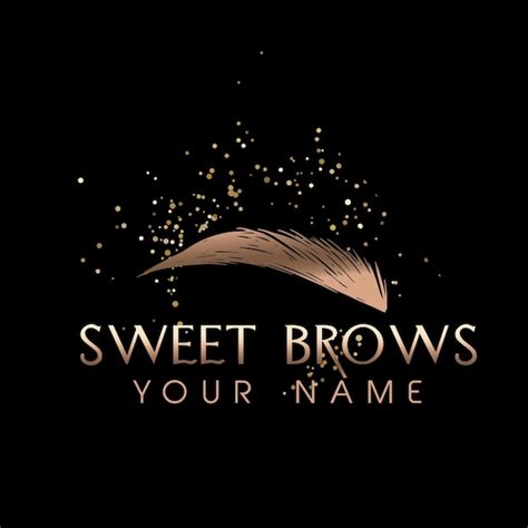 Premium Vector Brows Logo Design Eyebrows Logo Logo Design Logo Premade Logo Logo