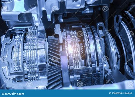 Transmission Gearbox Final Assembly Line At The Tractor Factory