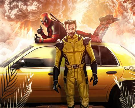 1280x1024 Deadpool And Wolverine Riding Along Wallpaper1280x1024