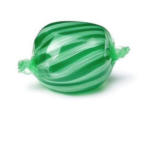 Premium Photo A Green Candy Candy Candy Wrapped In Plastic