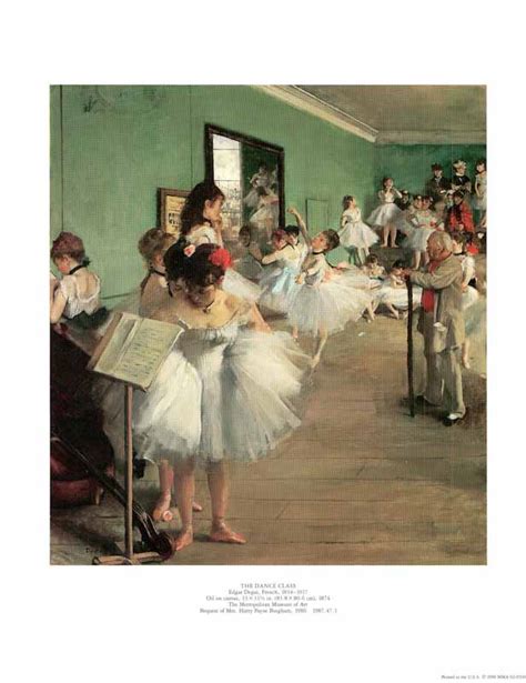 The Dance Class 1874 By Edgar Degas 11 X 14 Art Print Artistica
