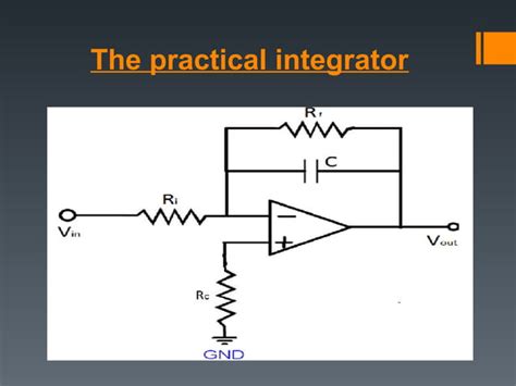 Op Amp Integrator Ppt Hfaoihfoahfahfoiaiaghfak Ppt