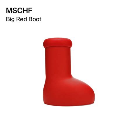 Mschf Big Red Boot Mens Fashion Footwear Boots On Carousell