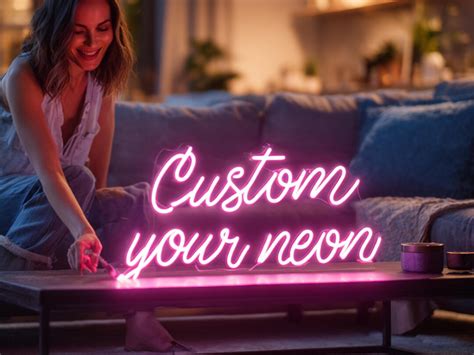 Custom Led Neon Sign Personalized Wedding Birthday Business Logo Etsy