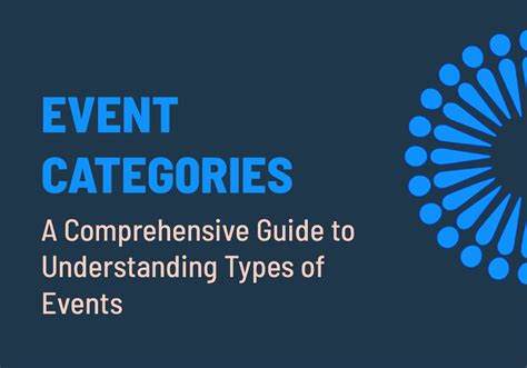 Event Categories A Comprehensive Guide To Understanding Types Of Events