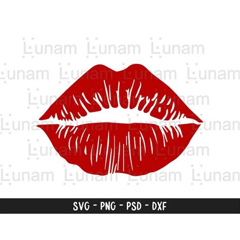 Lips Svg Red Lips Svg Kiss Svg American Lips Svg Kiss De Inspire