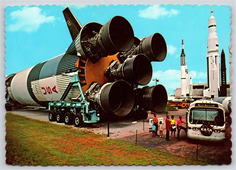 Postcard Apollo Saturn V Rocket Alabama Space And Rocket Center