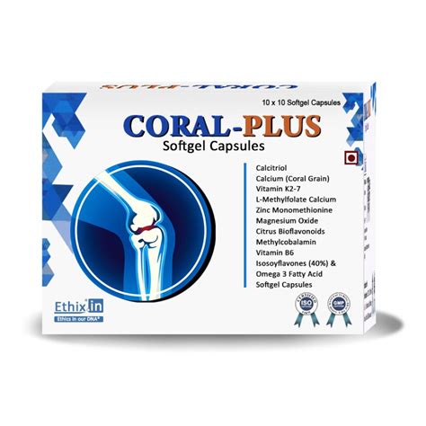 Coral Plus Softgel Capsules Bone Strengthening And Immune Support
