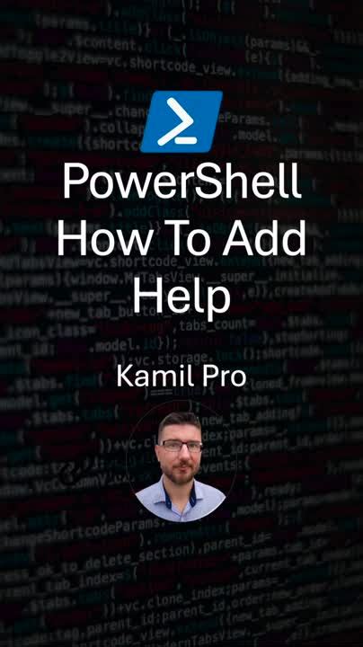 Kamil Pro On Linkedin Powershell Happyscripting Scripting Coding Sysadmin It Coder Vscode