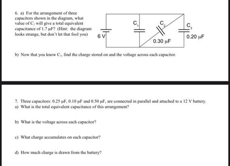 Solved Series Parallel Capacitors Practice Problems Chegg