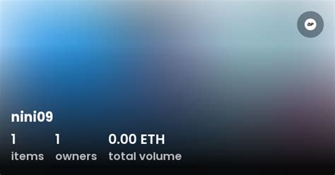 Nini09 Collection Opensea