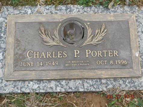 Charles Pershing Porter 1949 1996 Find A Grave Memorial