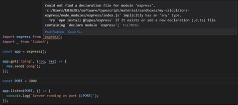 الخطوات الأولى في بناء تطبيقات الويب باستعمال typescript لغة