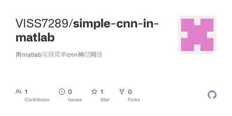 Github Viss Simple Cnn In Matlab Matlab Cnn