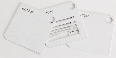 White Styrene Hips Cotter