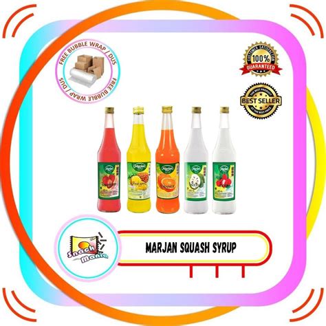 Jual Marjan Squash Sirup Leci Jeruk Orange Strawberry Sirsak Nanas ~ 450 Ml Shopee Indonesia