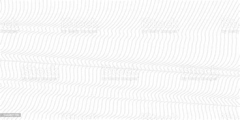 Abstract Wavy Background Thin Line On White Abstract Particle Structure Background Stock