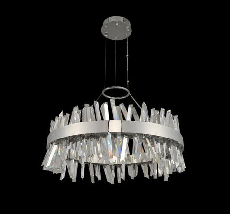 Glacier 32 Inch Led Pendant Allegri Crystal