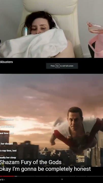 Shazam Wakes Up Sleeping Streamer Youtube