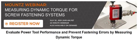 Torque Wrench Solution Mountz Torque Webinar Knowing How To Measure