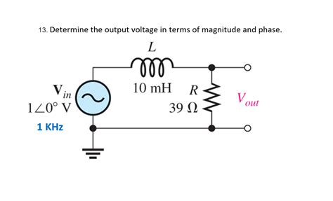 Solved Determine The Output Voltage In Terms Of Chegg