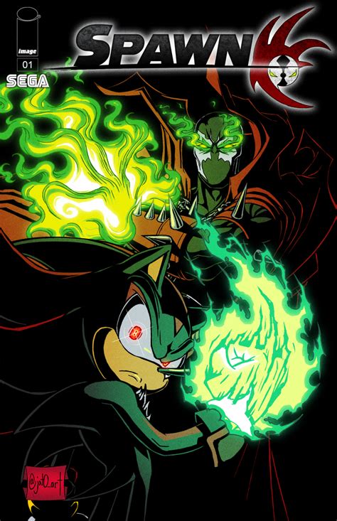 Jat0 Art Shadow The Hedgehog Spawn Spawn Sonic Series Spawn Comic Absurdres Comic