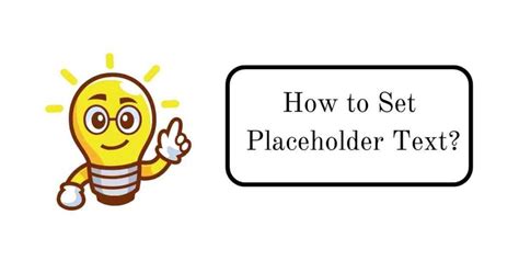 how to set placeholder text lipsum hub