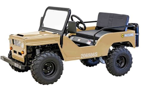 Massimo Mini Classic Military Style Jeep For Sale Pioneer Powersports