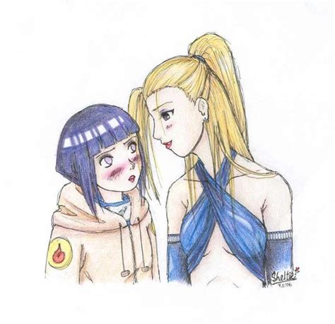 Ino And Hinata By Shel By Ino X Hinata On Deviantart