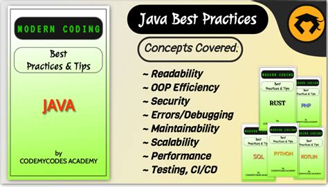 Java Modern Coding Ebook Tips And Best Practices