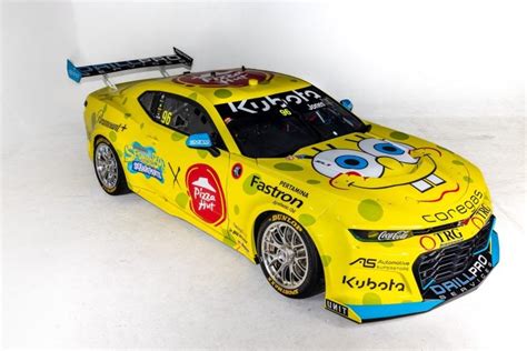 No 96 Chevy Camaro Australian Supercars Spongebob Squarepants Livery Exterior 001 Front